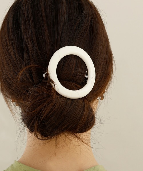 JewCas MONO クリア/ シンプル ラウンドバレッタ[JC4423]（バレッタ/ヘアクリップ）｜JewCas（ジュアキャス）の ...