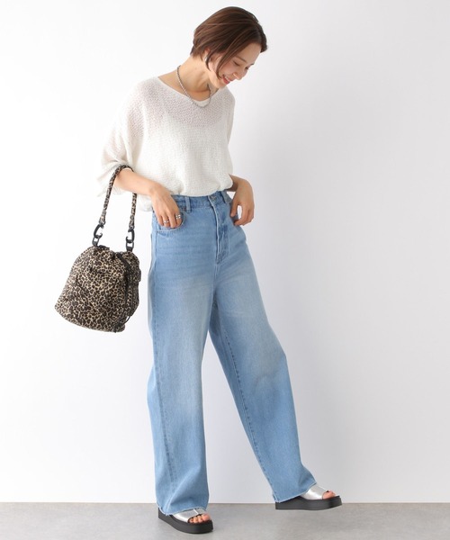 LEPSIM（レプシィム）の「5ゲージメッシュプルオーバーSS 127647（ニット/セーター）」 - WEAR