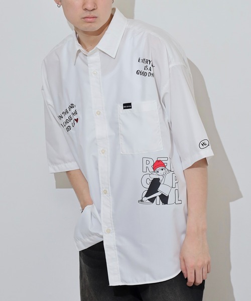 Red Cap Girl（レッドキャプガール）の「RED CAP GIRL RCGブロード総柄半袖シャツ（シャツ/ブラウス）」 - WEAR