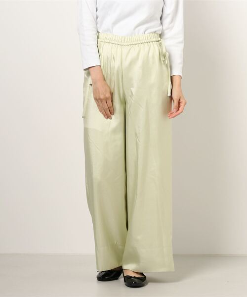 Ameri（アメリ）の「SATIN LOOSE EASY PANTS（その他パンツ）」 - WEAR