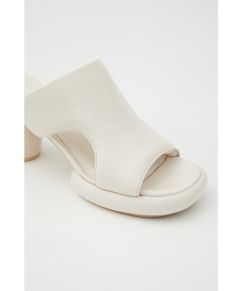 THROW by SLY（スローバイスライ）の「THROW SIDE HOLE SANDAL サイドホール サンダル 厚底 太ヒール ...