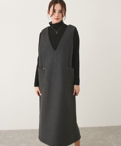 Jayro（ジャイロ）の「【EC限定】ウォッシャブルメルトンジャンスカ（ジャンパースカート）」 - WEAR