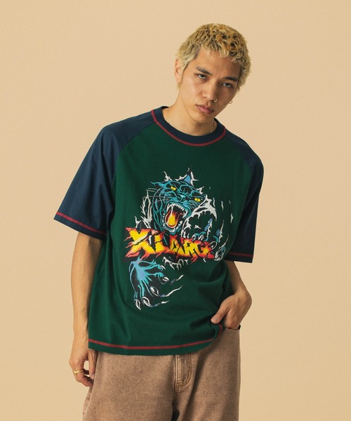 PANTHER CLAWS RAGLAN S/S TEE（Tシャツ/カットソー）｜XLARGE（エクストララージ）のファッション通販 ...