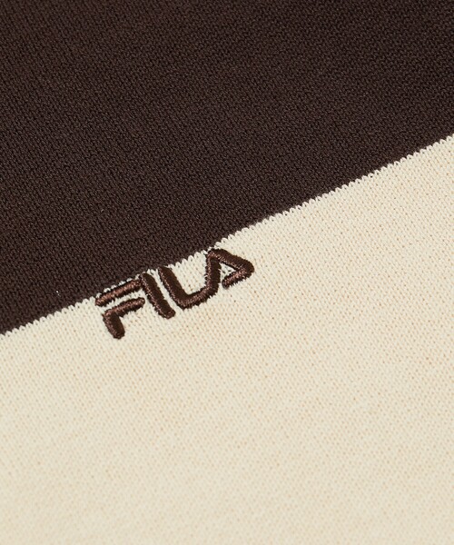 FREAK'S STORE（フリークスストア）の「限定展開 FILA × FREAK'S STORE/フィラ 別注 ワイド ボーダー ニット ...