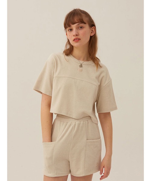 KIRSH（キルシー）の「KIRSH DOODLE CERRY TERRY SHORT PANTS LS ドゥードゥルチェリー TERRY ...