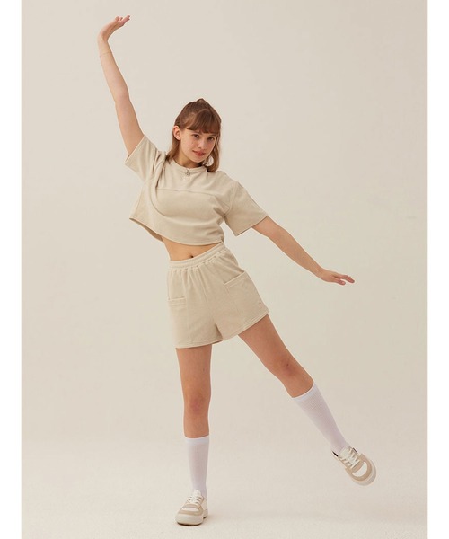 KIRSH（キルシー）の「KIRSH DOODLE CERRY TERRY SHORT PANTS LS ドゥードゥルチェリー TERRY ...