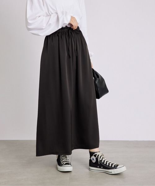 SETUP7（セットアップセブン）の「【SETUP7】サテンロングスカート KNF030（スカート）」 - WEAR