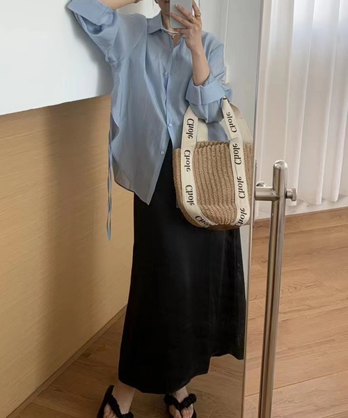 SETUP7（セットアップセブン）の「【SETUP7】サテンロングスカート KNF030（スカート）」 - WEAR