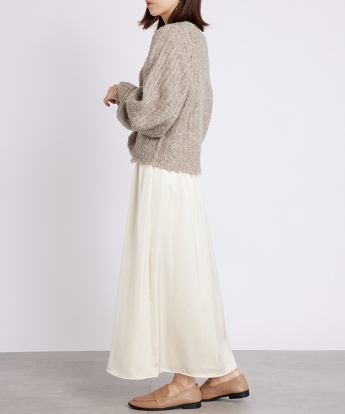 SETUP7（セットアップセブン）の「【SETUP7】サテンロングスカート KNF030（スカート）」 - WEAR