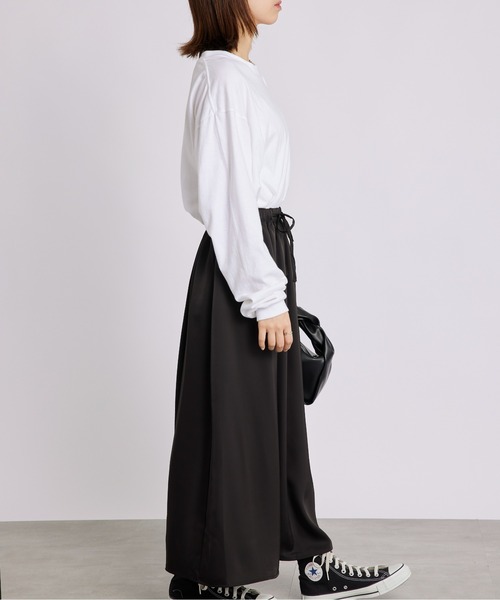 SETUP7（セットアップセブン）の「【SETUP7】サテンロングスカート KNF030（スカート）」 - WEAR