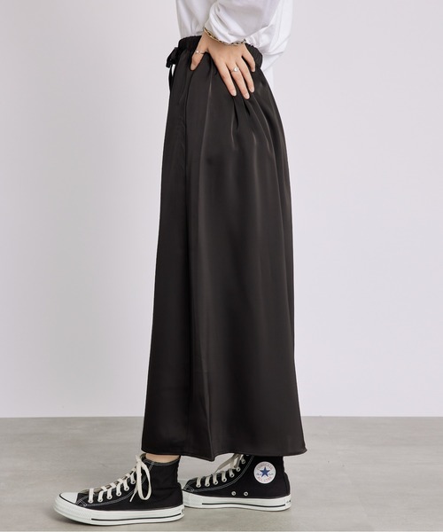 SETUP7（セットアップセブン）の「【SETUP7】サテンロングスカート KNF030（スカート）」 - WEAR