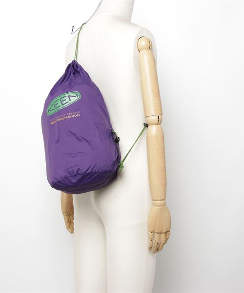 KEEN（キーン）の「KHT RECYCLE DRAWSTRING BAG IN PO / ケーエイチティー リサイクル ドローストリング ...