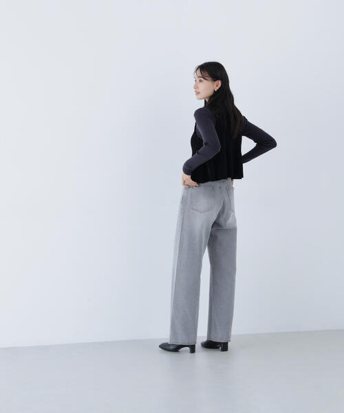 セール】◇ペプラムベスト＆リブニット（ニット/セーター）｜NATURAL