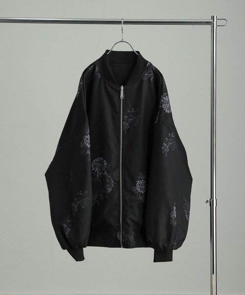 NILWAY（ニルウェイ）の「Hydrangea＆Dahlia- Reversible Jacket/リバーシブルジャケット/MA-1 ...