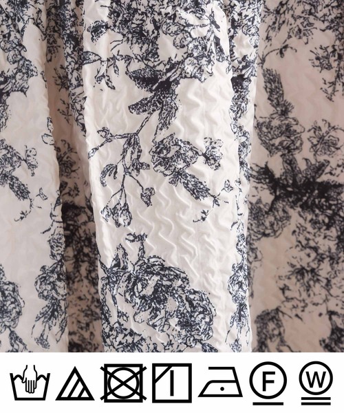 PICCIN（ピッチン）の「【WEB限定】膨れジャガードフラワー柄スカート（スカート）」 - WEAR