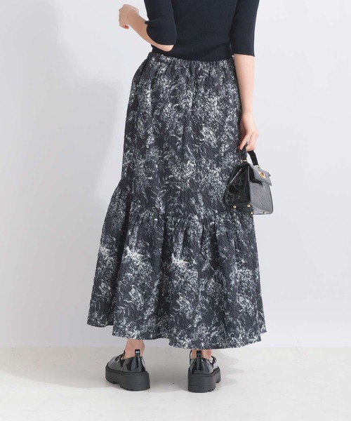 PICCIN（ピッチン）の「【WEB限定】膨れジャガードフラワー柄スカート（スカート）」 - WEAR