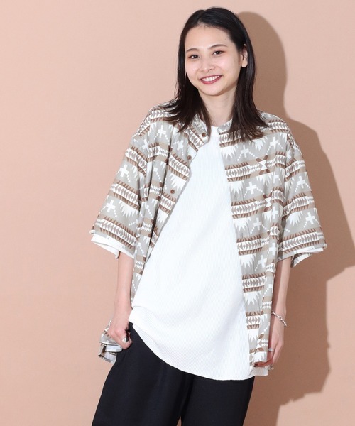 PENDLETON（ペンドルトン）の「【PENDLETON×JOURNAL STANDARD別注】 Pattern Print BAND SH（シャツ/ブラウス）」 - WEAR