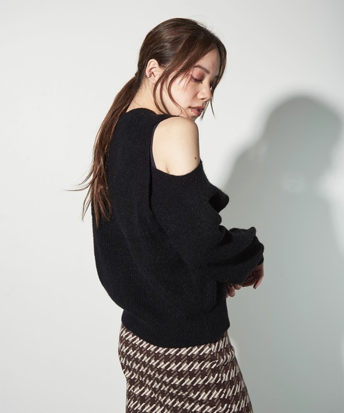 Y/lim（イリム）の「Y/lim アシメデザインカットアウトニット（ニット/セーター）」 - WEAR