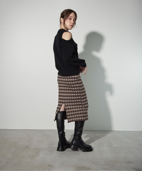 Y/lim（イリム）の「Y/lim アシメデザインカットアウトニット（ニット/セーター）」 - WEAR