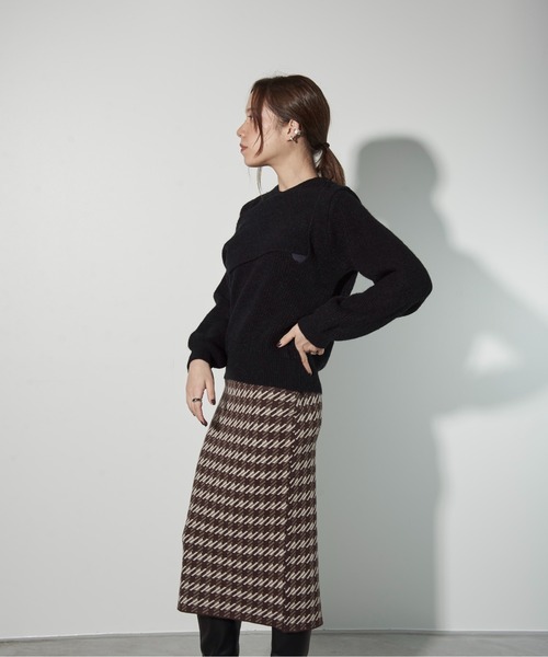 Y/lim（イリム）の「Y/lim アシメデザインカットアウトニット（ニット/セーター）」 - WEAR