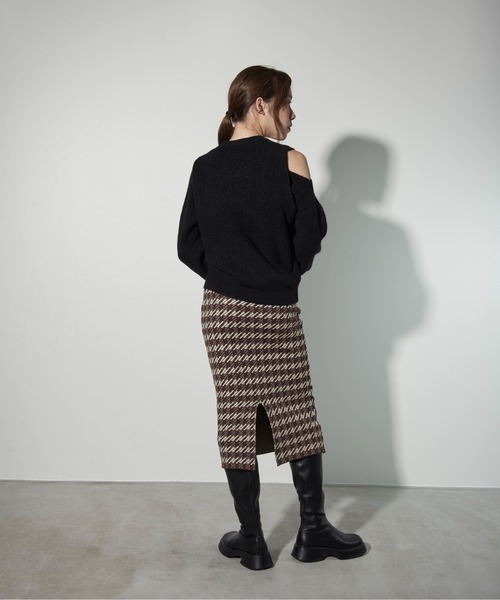 Y/lim（イリム）の「Y/lim アシメデザインカットアウトニット（ニット/セーター）」 - WEAR