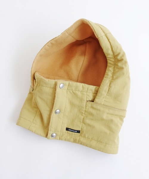 ARCH & LINE（アーチアンドライン）の「リサイクルナイロンフード付きネックウォーマー FLEECE SNOODIE（ネックウォーマー ...