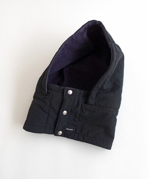 リサイクルナイロンフード付きネックウォーマー FLEECE SNOODIE（ネックウォーマー/スヌード）｜ARCH & LINE（アーチアンド ...