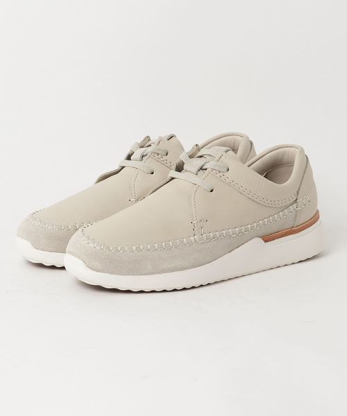 Clarks（クラークス）の「Tor Track / トートラック (オフホワイトヌバック)（スニーカー）」 - WEAR