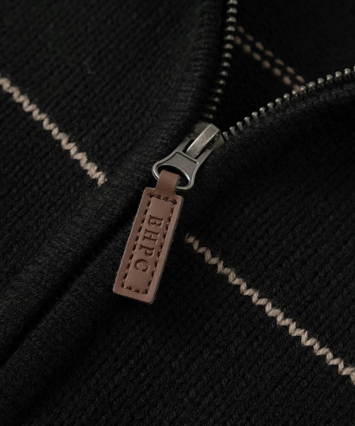 【セール】【BEVERLY HILLS POLO CLUB/ビバリーヒルズポロクラブ】ワンポイントロゴ刺繍＆フェイクレザー ジップタグデザイン ...