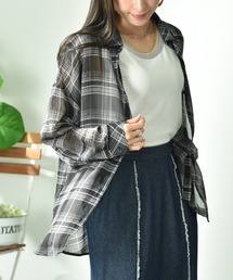 「シアー チェック」に該当するレディースのシャツ/ブラウスファッション通販 - ZOZOTOWN