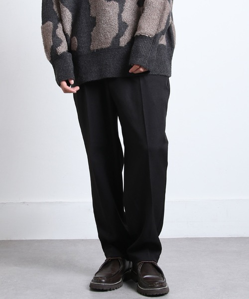 ROOT THREE（ルートスリー）の「【ROOT THREE】ポリツイル サージバック シャーリング イージーパンツ（その他パンツ）」 - WEAR