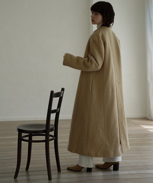 CIEL'AIR（シエルエアー）の「[ CIEL’AIR ] BACK SLIT WOOL CHESTER COAT（チェスターコート ...