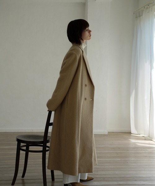 CIEL'AIR（シエルエアー）の「[ CIEL’AIR ] BACK SLIT WOOL CHESTER COAT（チェスターコート ...
