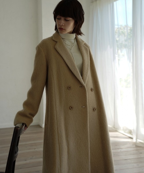 CIEL'AIR（シエルエアー）の「[ CIEL’AIR ] BACK SLIT WOOL CHESTER COAT（チェスターコート ...