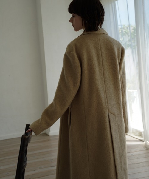CIEL'AIR（シエルエアー）の「[ CIEL’AIR ] BACK SLIT WOOL CHESTER COAT（チェスターコート ...