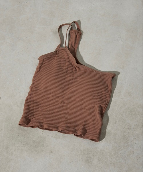 Y/lim（イリム）の「Y/lim カップ付ワンショルダータンクトップ（タンクトップ）」 - WEAR