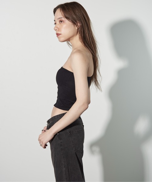 Y/lim（イリム）の「Y/lim カップ付ワンショルダータンクトップ（タンクトップ）」 - WEAR