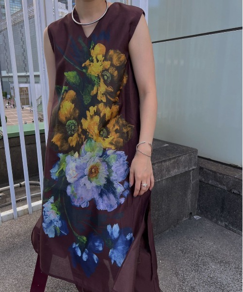 AMERI（アメリ）の「ELEANOR SHEER SETUP（サロペット/オーバーオール）」 - WEAR