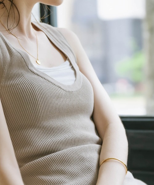 Ops.（オプス）の「バングル レディース シルバー925 ゴールド 金属アレルギー対応【ladier ラディエール】（バングル/リストバンド）」 - WEAR