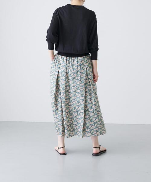 コットンエアリー7分袖プルオーバー（ニット/セーター）｜かぐれ