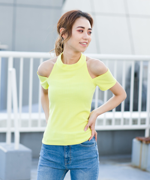 SPIRALGIRL（スパイラルガール）の「2WAYチョーカートップス（Tシャツ/カットソー）」 - WEAR