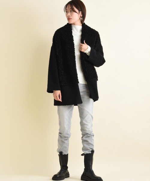 INTERPLANET（インタープラネット）の「【Seadrake】イタリアンエアリー＊ボアコート（その他アウター）」 - WEAR