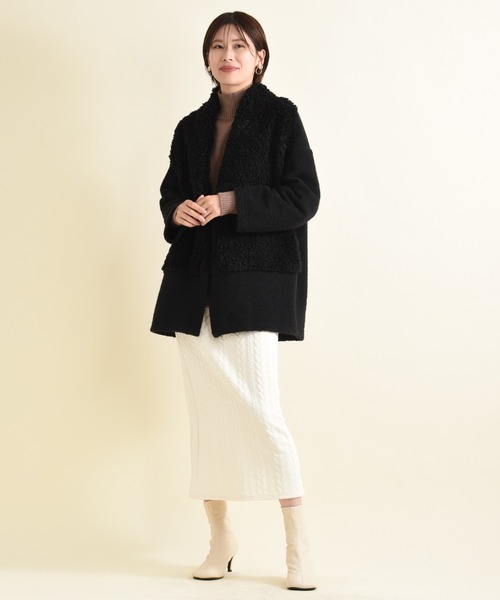 INTERPLANET（インタープラネット）の「【Seadrake】イタリアンエアリー＊ボアコート（その他アウター）」 - WEAR