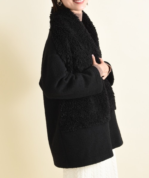 INTERPLANET（インタープラネット）の「【Seadrake】イタリアンエアリー＊ボアコート（その他アウター）」 - WEAR