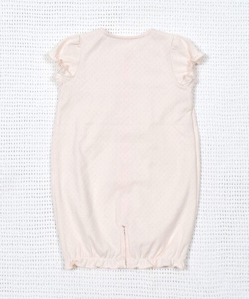 fillot de bebe reduction（フィヨデュベベルダクティオン）の「タック天竺リバティタナローンフリル2WAYオール(50~75cm)（ロンパース）」 - WEAR