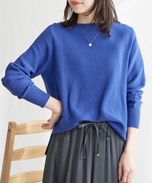 ikka（イッカ）の「【洗濯機で洗える】GOKU楽ニットプルオーバー（ニット/セーター）」 - WEAR