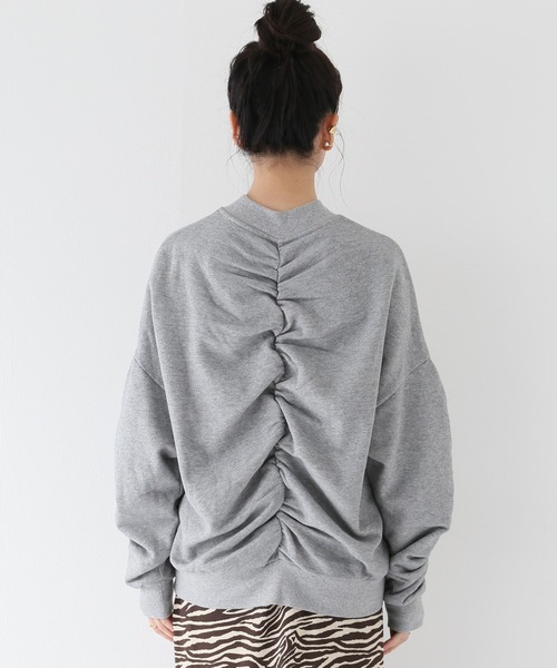 KLOKE（クローク）の「【KLOKE /クローク】FUSE RUCHED SWEATER：スウェット （Tシャツ/カットソー）」 - WEAR
