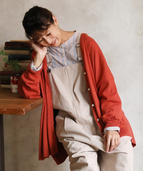 soulberry（ソウルベリー）の「お尻の隠れる、どこにもない、ふつうのカーデ ちょっと厚手にしてみました。（ニット/セーター）」 - WEAR