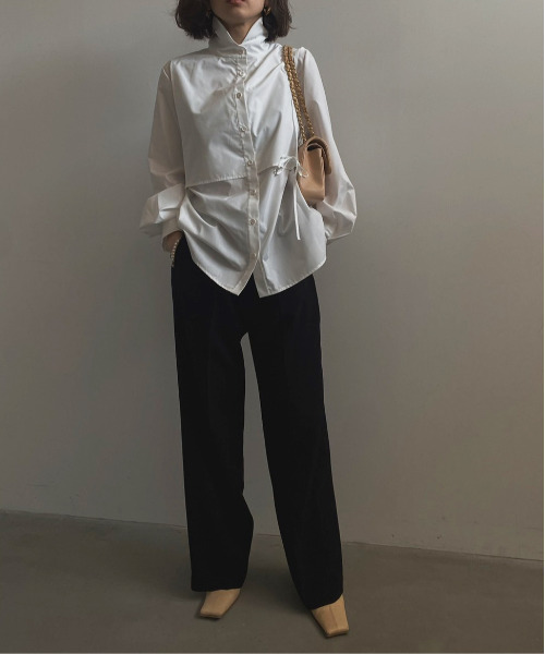 AMERI（アメリ）の「2TUCKS STRAIGHT PANTS（その他パンツ）」 - WEAR