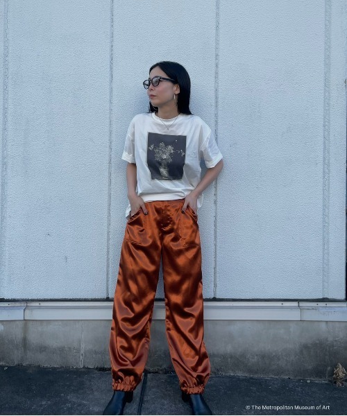 AMERI（アメリ）の「AMERI×THE MET L´AGONIE DES FLEURS TEE（Tシャツ/カットソー）」 - WEAR